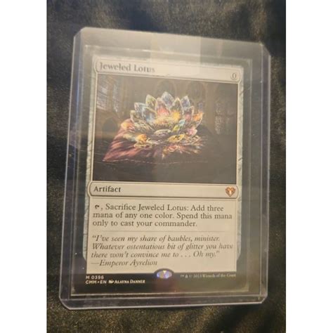 การ์ด Mtg Jeweled Lotus Artifact Magic The Gathering Edh รุ่น Cmm สภาพ
