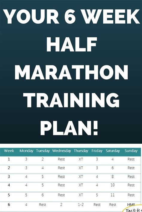 6 Week Half Marathon Plan