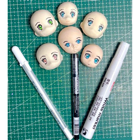Bút Vẽ Mắt Chibi Bút Nước Kẻ Mắt Bút Sơn đánh Dấu Bút Sơn Lông Trắng