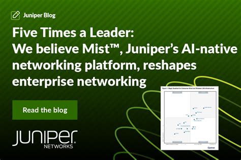 Juniper Networks é Nomeada Líder No Magic Quadrant™ Da Gartner® De 2025