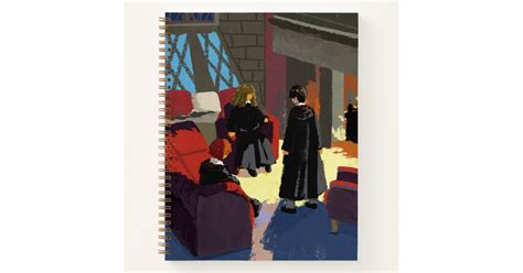 Harry Potter™ Ron And Hermione In Common Room Notebook Zazzle