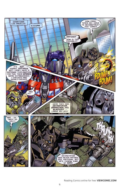 Transformers Movie Prequel Saga Of The Allspark 04 2008 Read