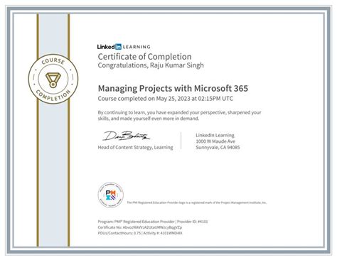 Raju Kumar Singh On Linkedin Certificate Of Completion