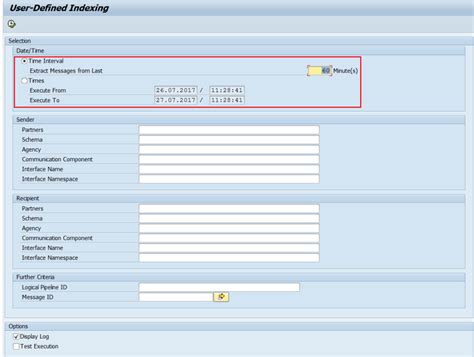 User Defined Selection Criteria On Abap Stack In Sximonitor Sap