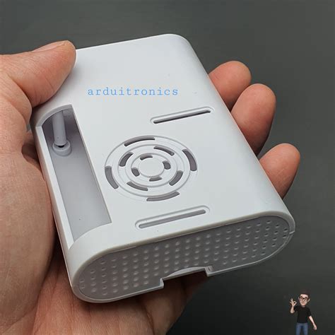 Raspberry Pi 4b Shell Case Box White กล่อง เคส Raspberry Pi 4 สีขาว