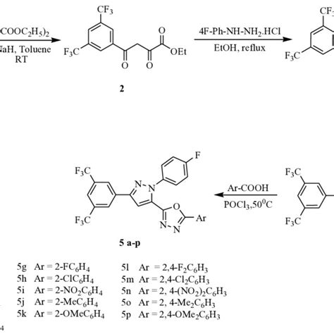 Synthesis Of 2 3 3 5 Bis Trifluoromethyl Phenyl 1 4 Fluorophenyl