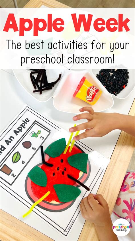 Apple Theme Activities Preschool Weekly Curriculum Preschool Apple