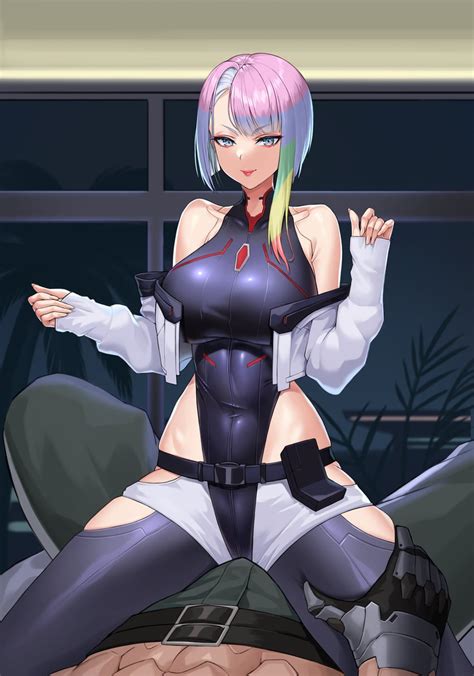Lucy And David Martinez Cyberpunk And 1 More Drawn By Karmiel Danbooru