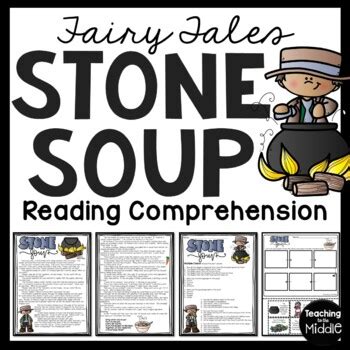 Stone Soup Reading Comprehension And Sequencing Worksheet Fairy Tale