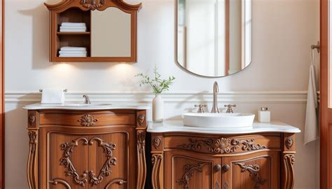 Elegant Wood Bathroom Vanity For Your Space