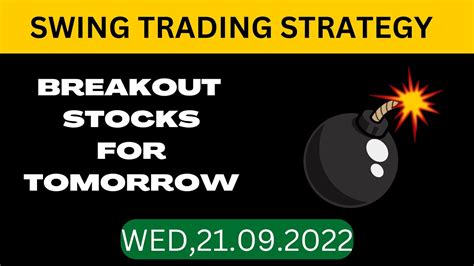 Breakout Stocks For Tomorrow Swing Trading Stocks For Tomorrow Youtube