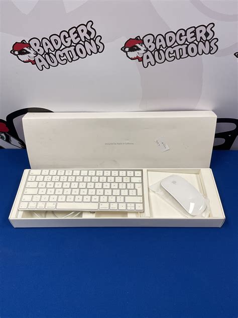 Apple Keyboard And Mouse Set Badgers Auctions On Site And Online