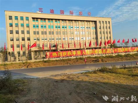 满城国旗飘，一片中国红！ 湖北日报新闻客户端
