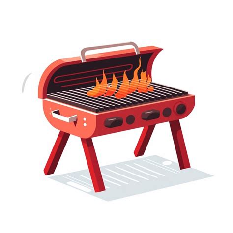 Premium Vector Grill Barbecue Bbq Party Vector Meat Food Cooking