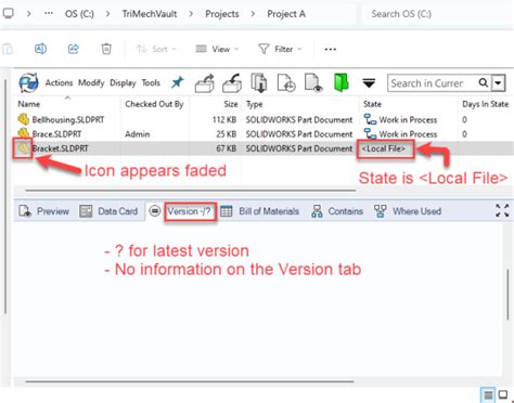 Solidworks Pdm Local Files And Folders Mesin Slot