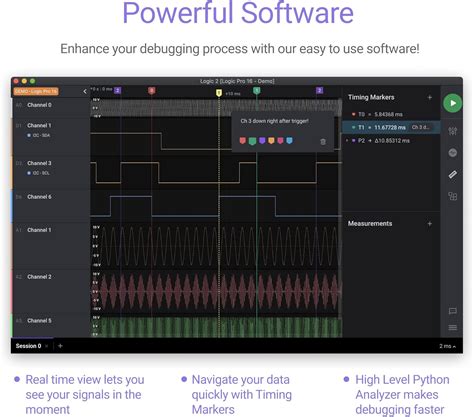 Logic Pro 8 Negro Analizador Lógico De 8 Canales Saleae Compatible