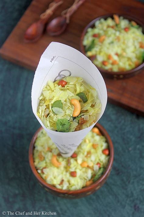 The Chef And Her Kitchen Chivda Recipe Thin Poha Chiwda