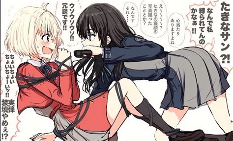 「千束お誕生日おめでとうまとめ リコリス・リコイル まとめ27話〜8話 らい公 Pixiv 」らい公の漫画