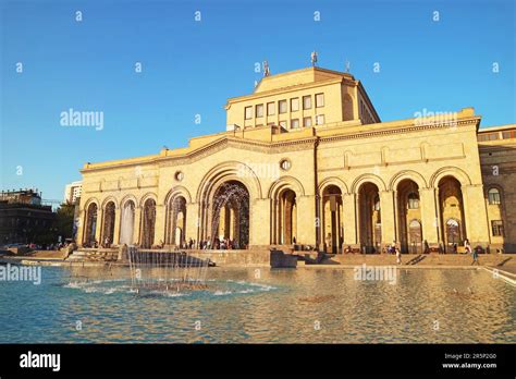 The History Museum Of Armenia And The National Gallery Located On Republic Square Of Yerevan