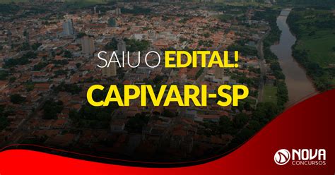 Concurso Prefeitura De Capivari Sp Saiu O Edital