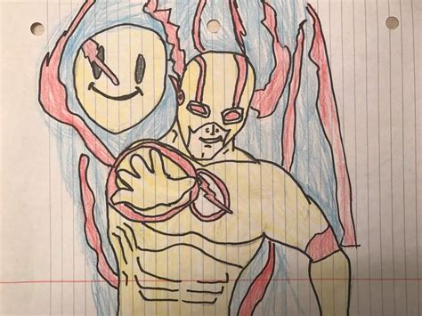 The Button Reverse Flash Drawing Comics Amino
