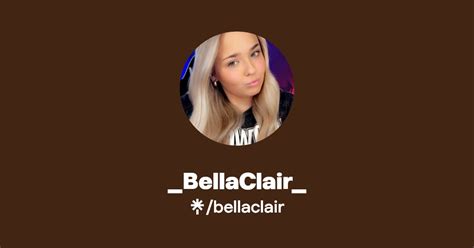Bellaclair Instagram Tiktok Linktree