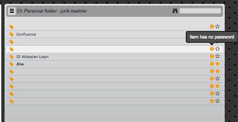 Item Has No Password In Personal Folder Issue 1844