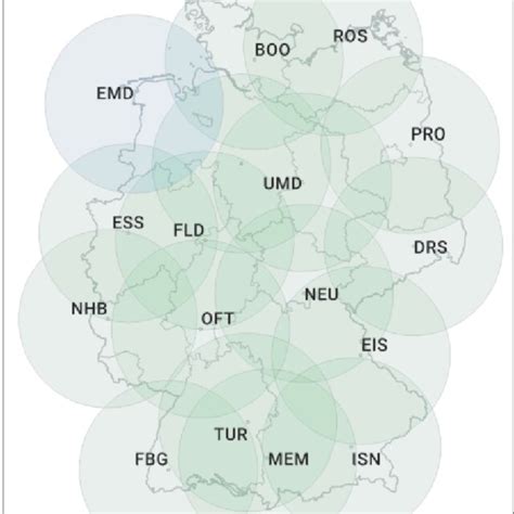 C Band Radar Network Operated By Dwd In 2016 Dualpolarisation Radars