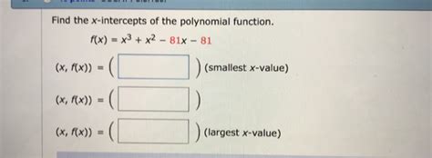 solved find the t intercepts of the polynomial function