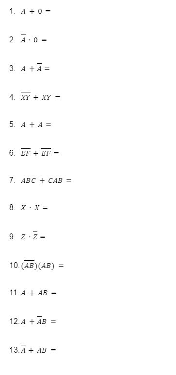 Solved Use Boolean Algebra To Simplify The Following Chegg