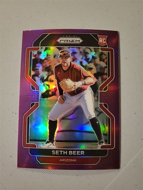 Panini Prizm Seth Beer RC Arizona Diamondbacks Purple Parallel