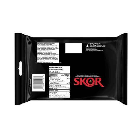 Skor Milk Chocolate With Crisp Butter Toffee Candy Bars 39g 4 Bars