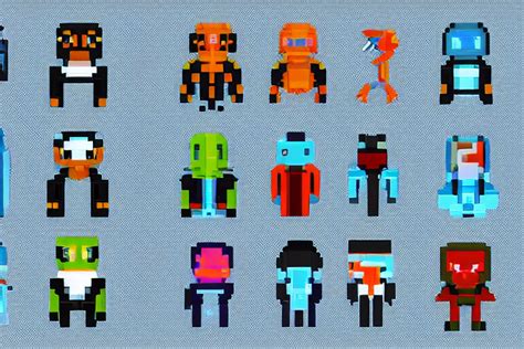 Stable Diffusion Prompt Pixel Art Sci Fi Character PromptHero