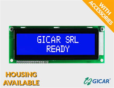 Text Only LCD X Extra Small Characters LCD Display Gicar