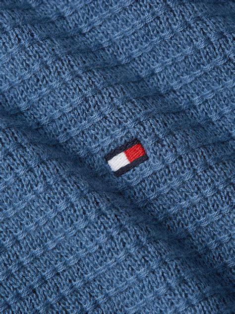 Tommy Hilfiger Herren Strickpullover In Blau Kaufen Engelhorn
