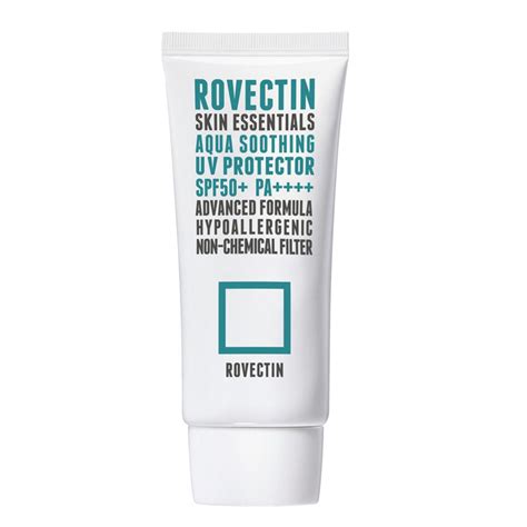 ROVECTIN, Skin Essentials Aqua Soothing UV Protector SPF50+PA ...