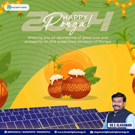 Blue Bright Energy On Linkedin அறுவடை திருநாளாம் தமிழர் திருநாளாம் தை திருநாள் மற்றும் பொங்கல்…