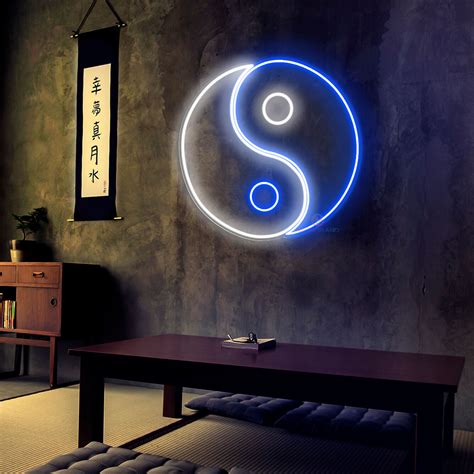 Neon Yin Yang Sign Japanese Led Light Neongrand