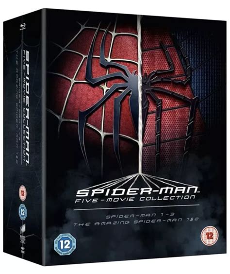 The Spider Man Complete Five Film Collection Blu Ray Box Set New With