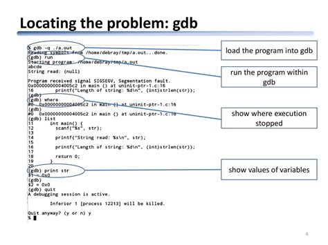 Csc 352 Debugging Tools Saumya Debray Dept Of Computer Science Ppt
