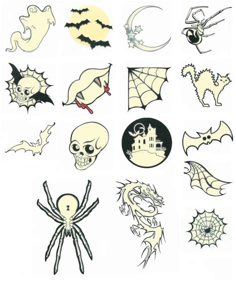 Halloween Themed Tattoo Flash