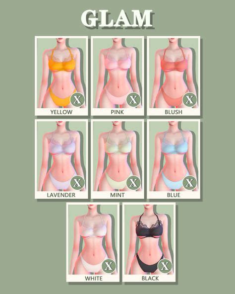 Sims 4 Bra And Panty Default Replacement
