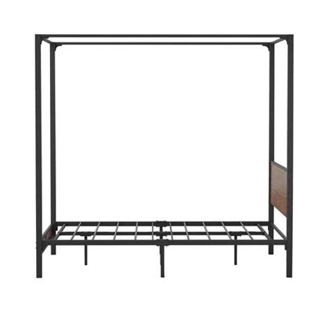 Oikiture Metal Canopy Bed Frame Double Size Beds Platform Bunnings