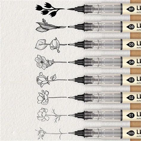 방수 대용량 잉크 스트레이트 액체 바늘 튜브 펜 그림 만화 후크 라인 스케치 마커 펜 Office And School Supplies Temu