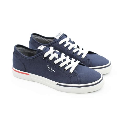 Купить Мужские кеды Pepe Jeans London, цвет синий, Модель: KENTON SMART ...