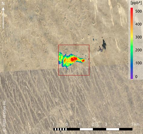 Smallest Methane Emission Ever Detected By Ghgsat Satellite
