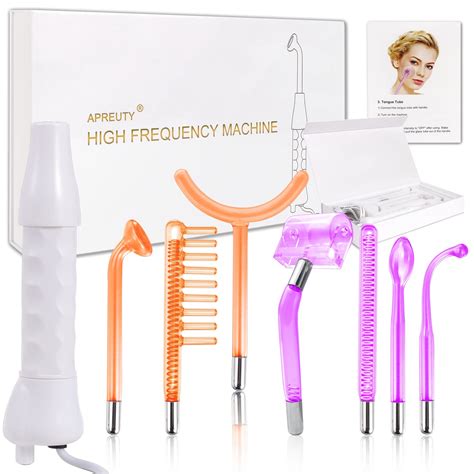 Apreuty 7 In 1 Portable High Frequency Wand Machine With Neon And Argon Wands Buy Now With