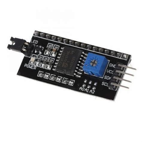 Rectangle LED I2C Module For 16x2 1602 Character LCD As Shown In The Pic Dimension 41 6 X