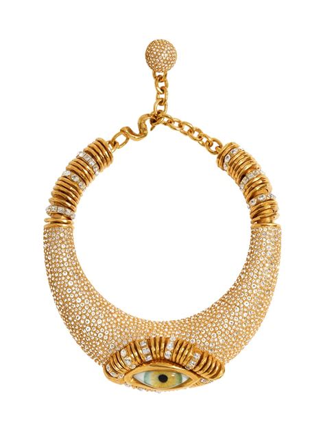 Schiaparelli Eye Necklace Necklaces Haute Couture Designer Coveti