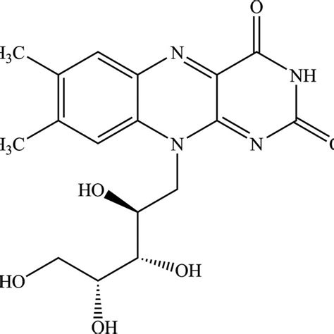 Structural Formula Of Riboflavin Download Scientific Diagram